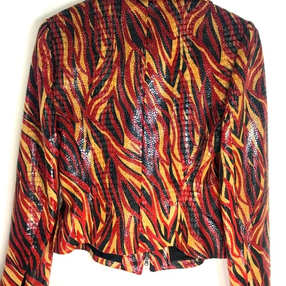 Caché | Jackets & Coats | Vintage Cache Womens Red Black Jacket | Poshmark